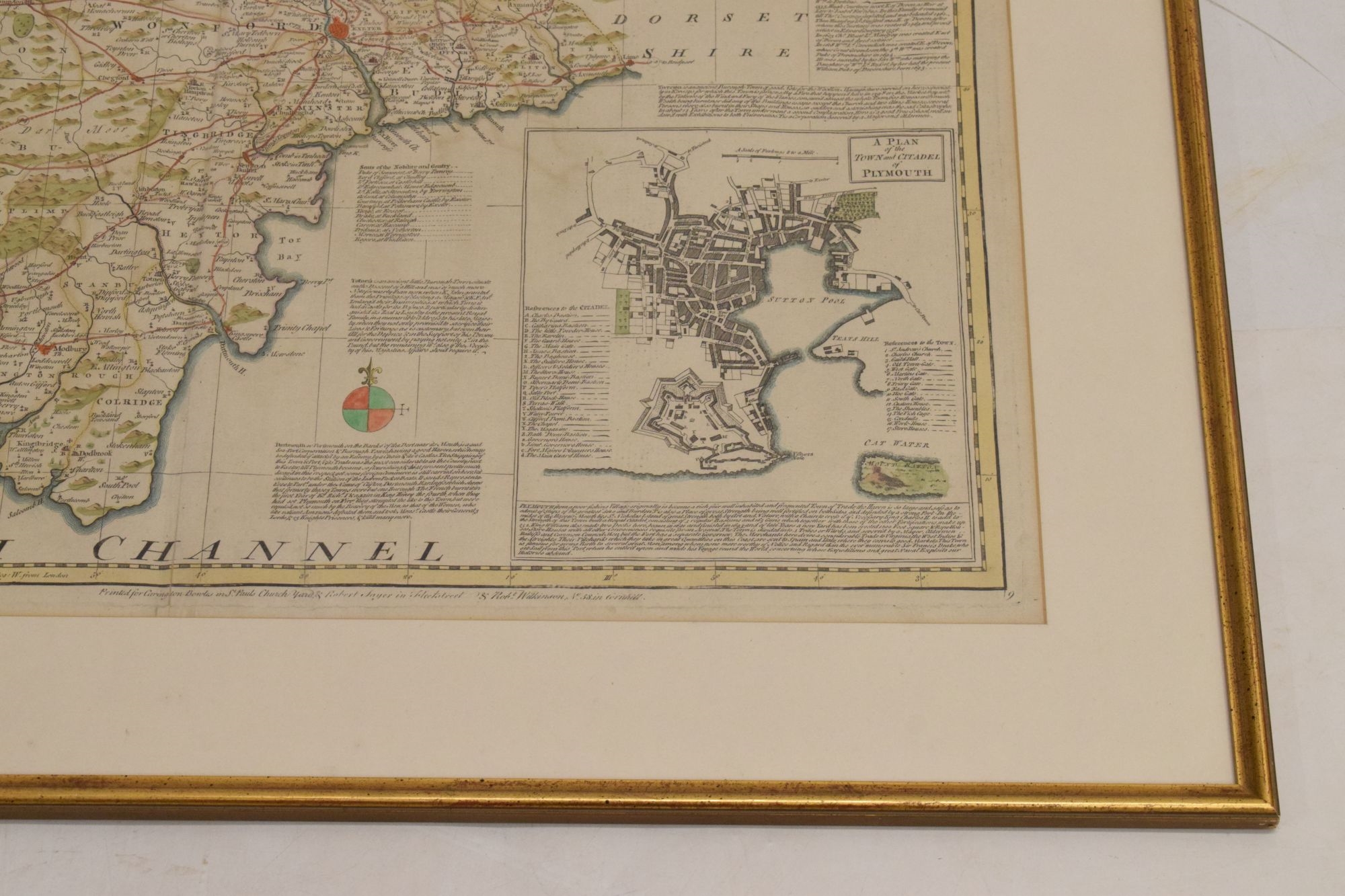 Emanuel Bowen | Map of Devon | MutualArt