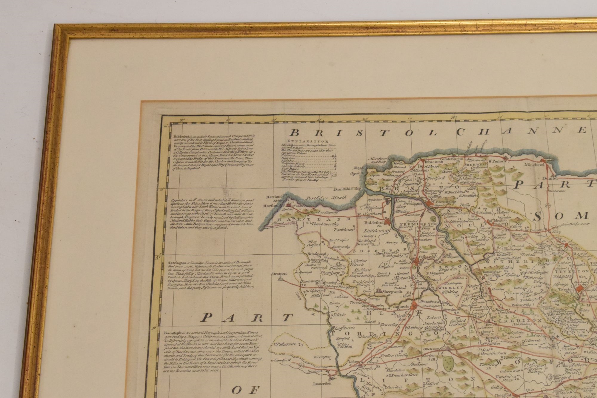 Emanuel Bowen | Map of Devon | MutualArt