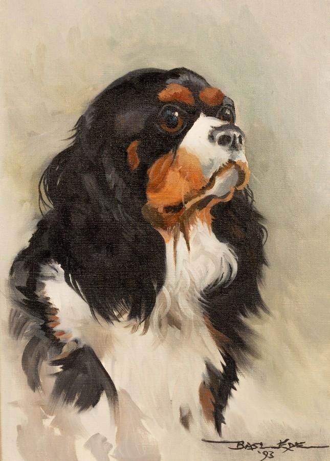 Basil Ede | Portrait of a King Charles Spaniel (1993) | MutualArt