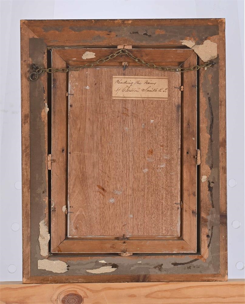 Carleton Alfred Smith | READING THE NEWS (1894) | MutualArt