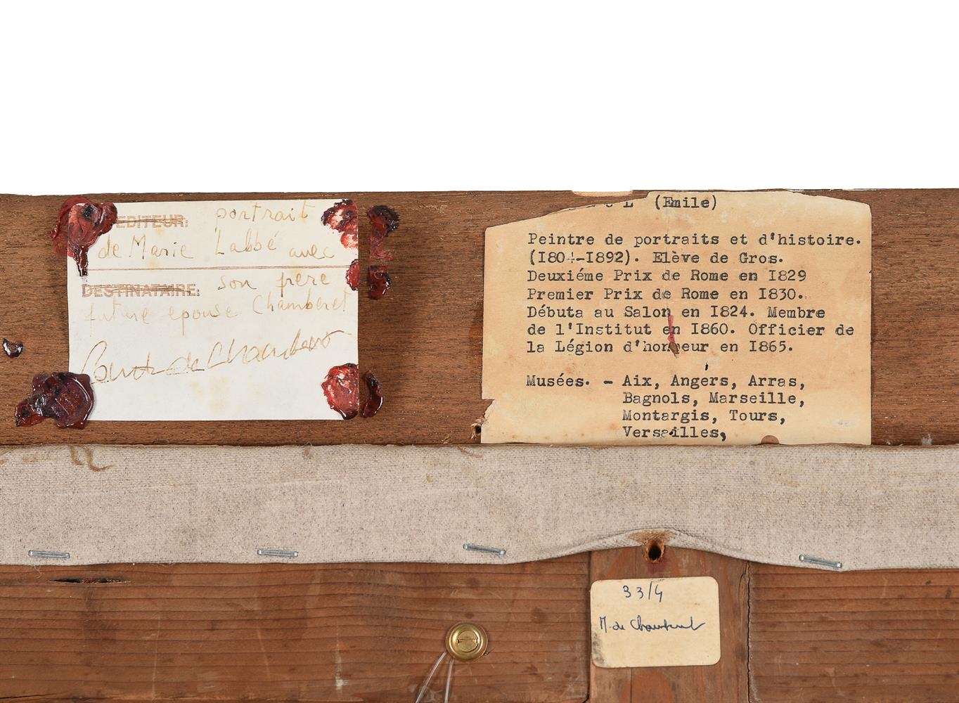 Emile Signol | PORTRAIT OF TWO GIRLS (1850) | MutualArt