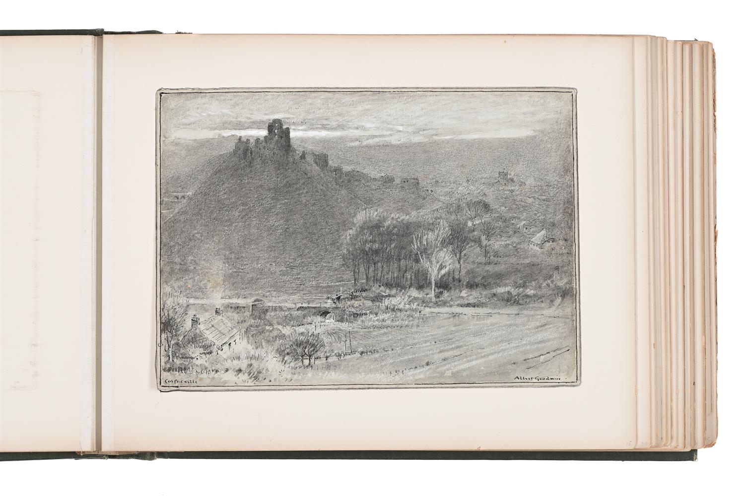 Albert Goodwin | CORFE CASTLE | MutualArt