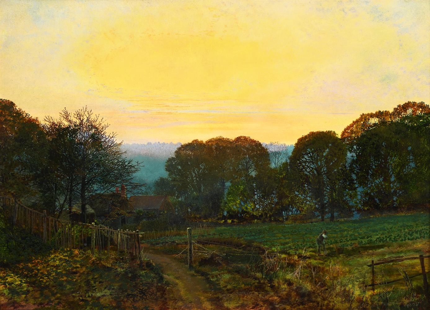 John Atkinson Grimshaw | Twilight (1871) | MutualArt