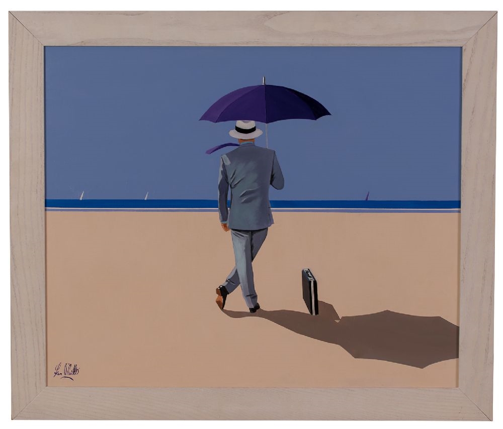 Ken O'Neill | THE PURPLE UMBRELLA | MutualArt