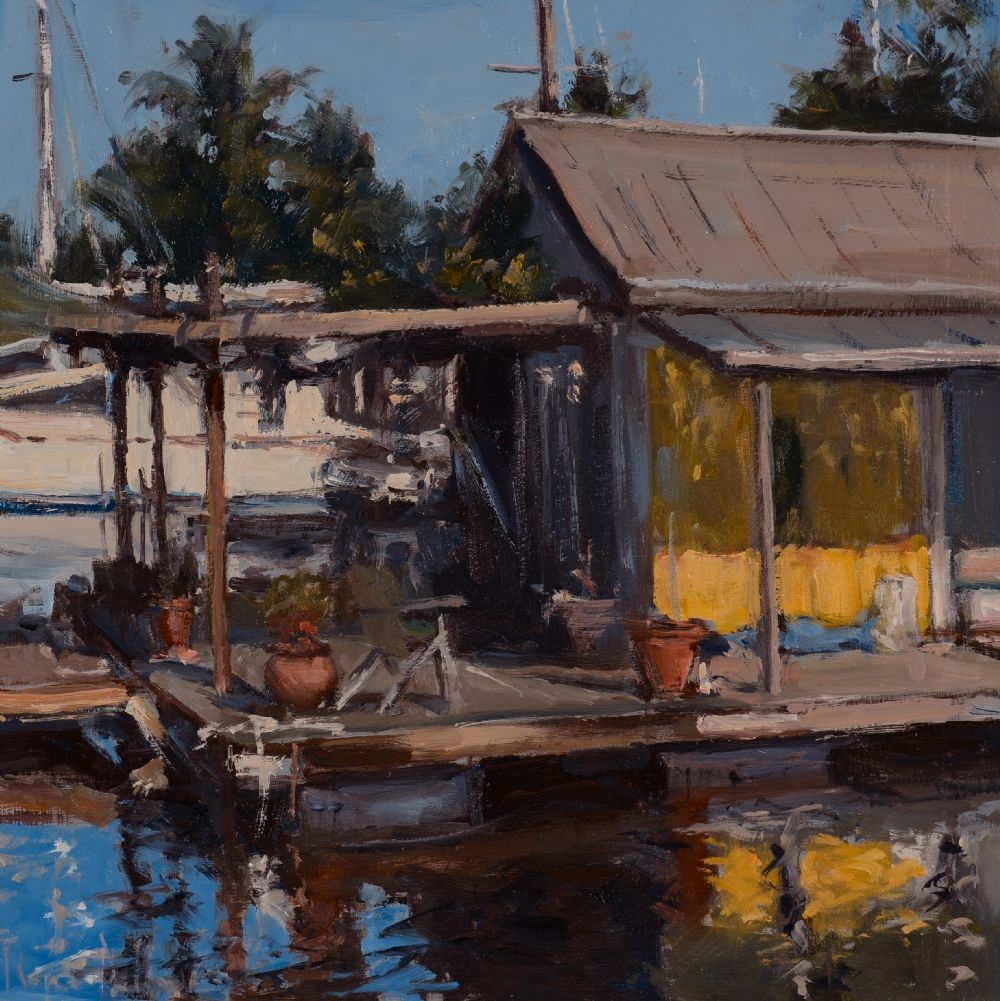 Roger Dellar | OLD SHACK ON THE WATERFRONT | MutualArt