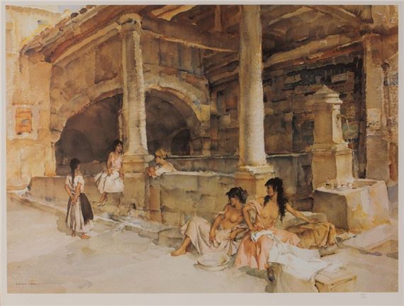 William Russell Flint | 'Then the people brought her clothes' | MutualArt