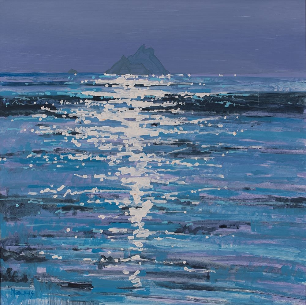 John Morris | EVENING LIGHT ON THE SKELLIGS | MutualArt