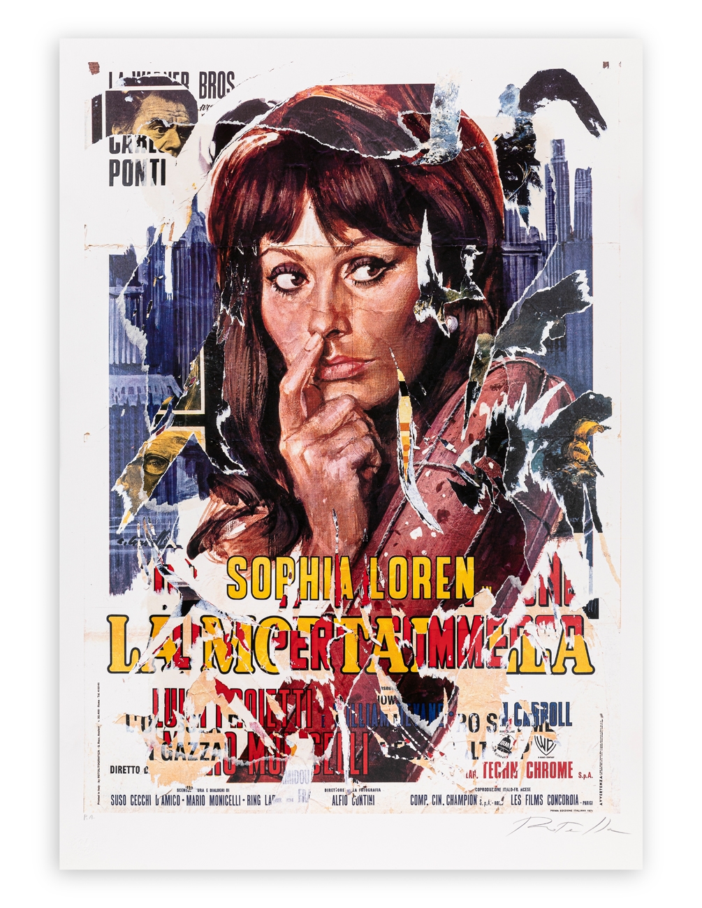 Mimmo Rotella | La mortadella (2004) | MutualArt