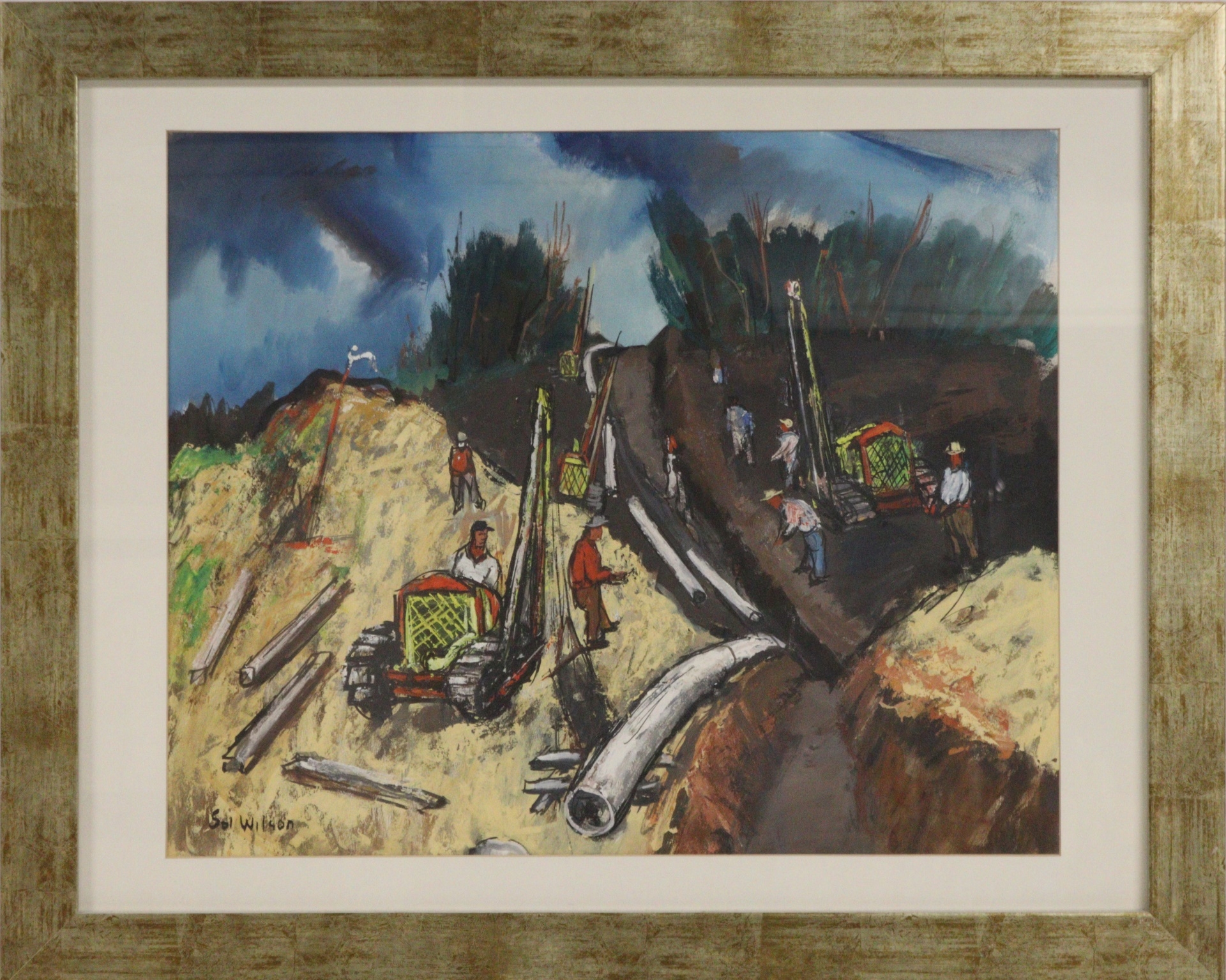 Sol Wilson | Digging Series (1896) | MutualArt