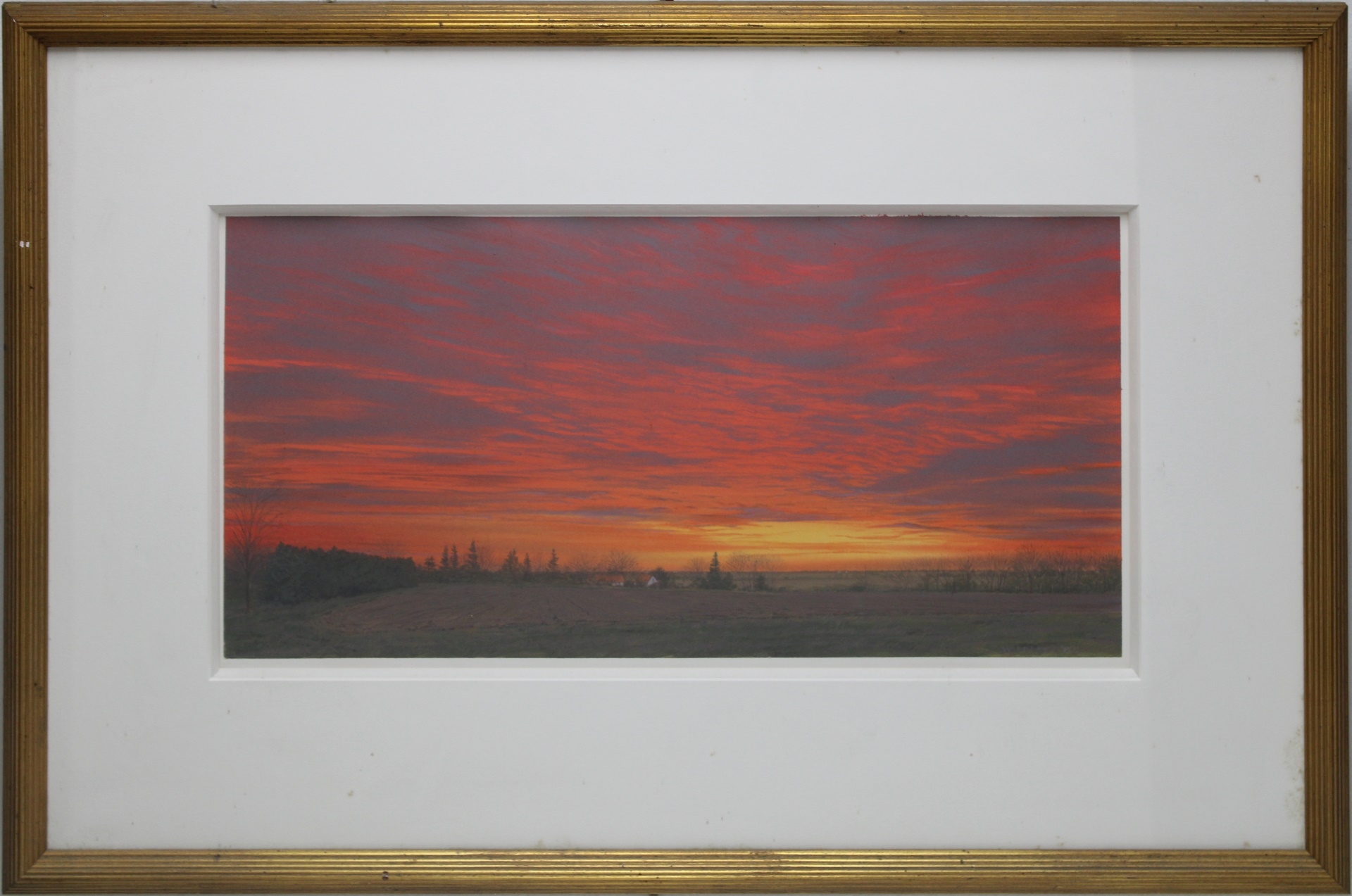 James Winn | Sunset Landscape (1985) | MutualArt