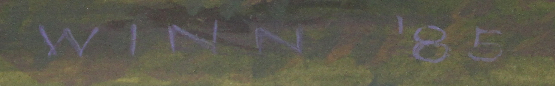 James Winn | Sunset Landscape (1985) | MutualArt