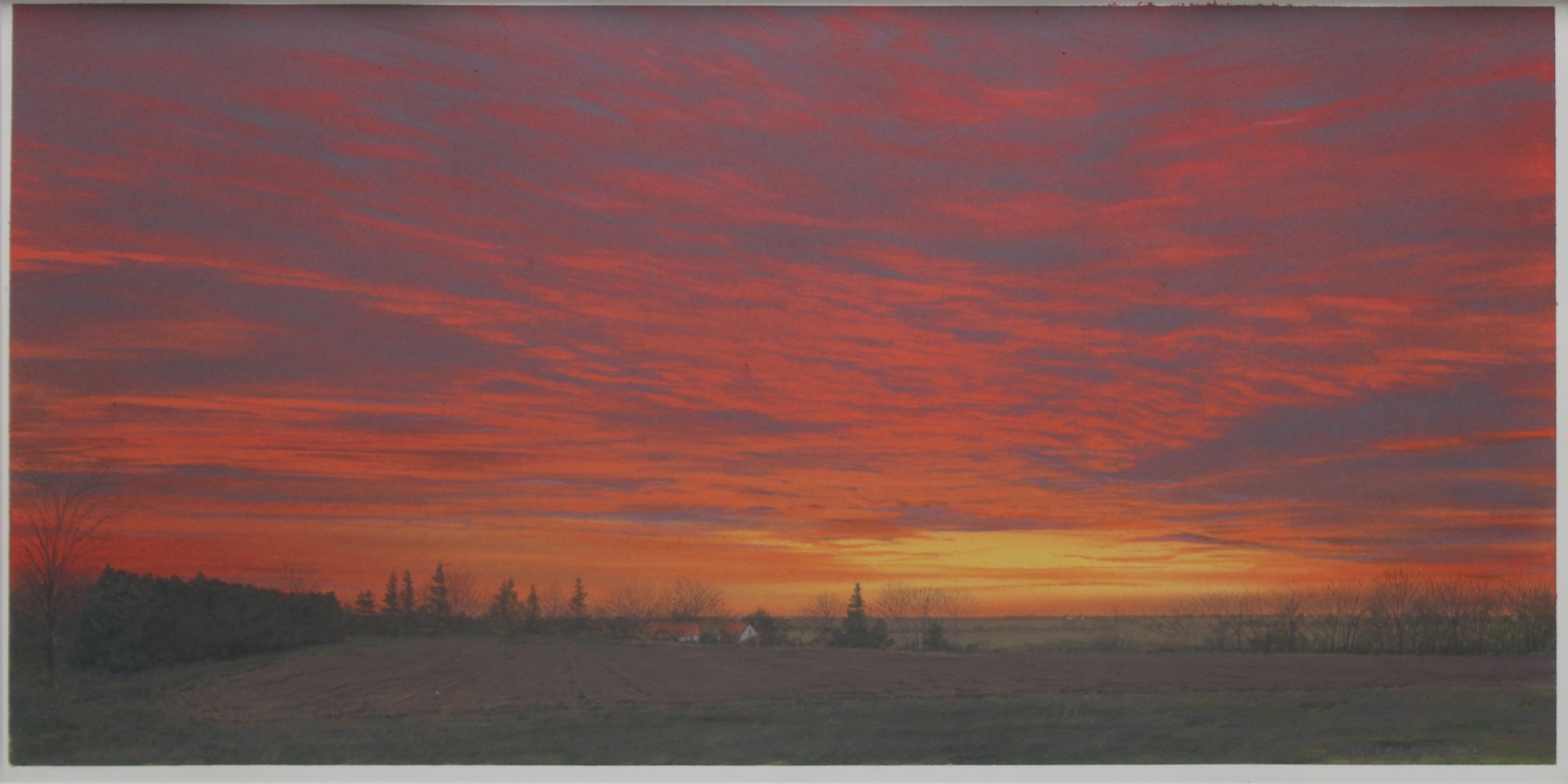 James Winn | Sunset Landscape (1985) | MutualArt