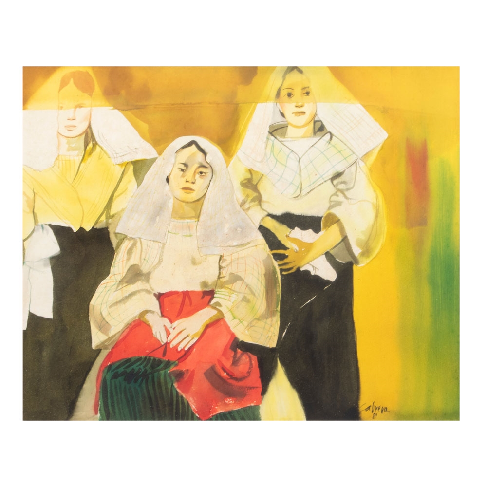 Ben Cabrera | The Oriental Fan (Larawan Series) (1982) | MutualArt