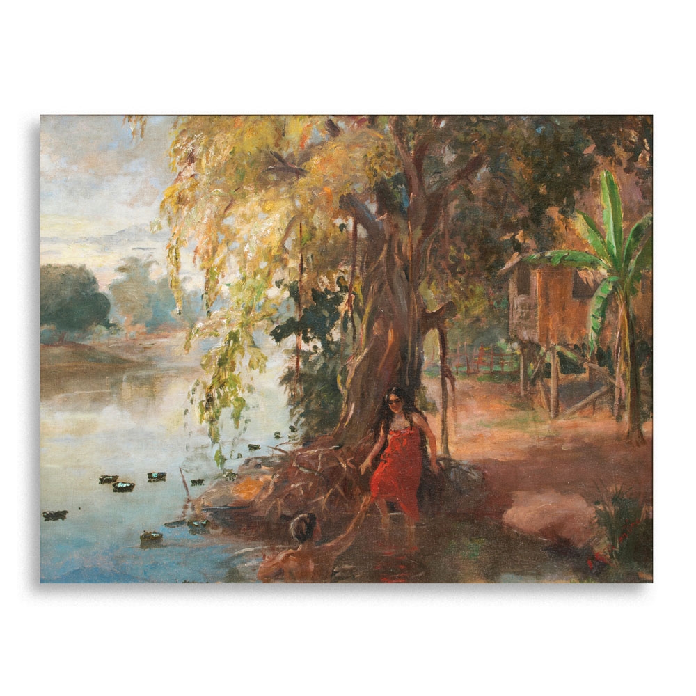 Guillermo Estrella Tolentino | A Country Scene (Circa 1915) | MutualArt