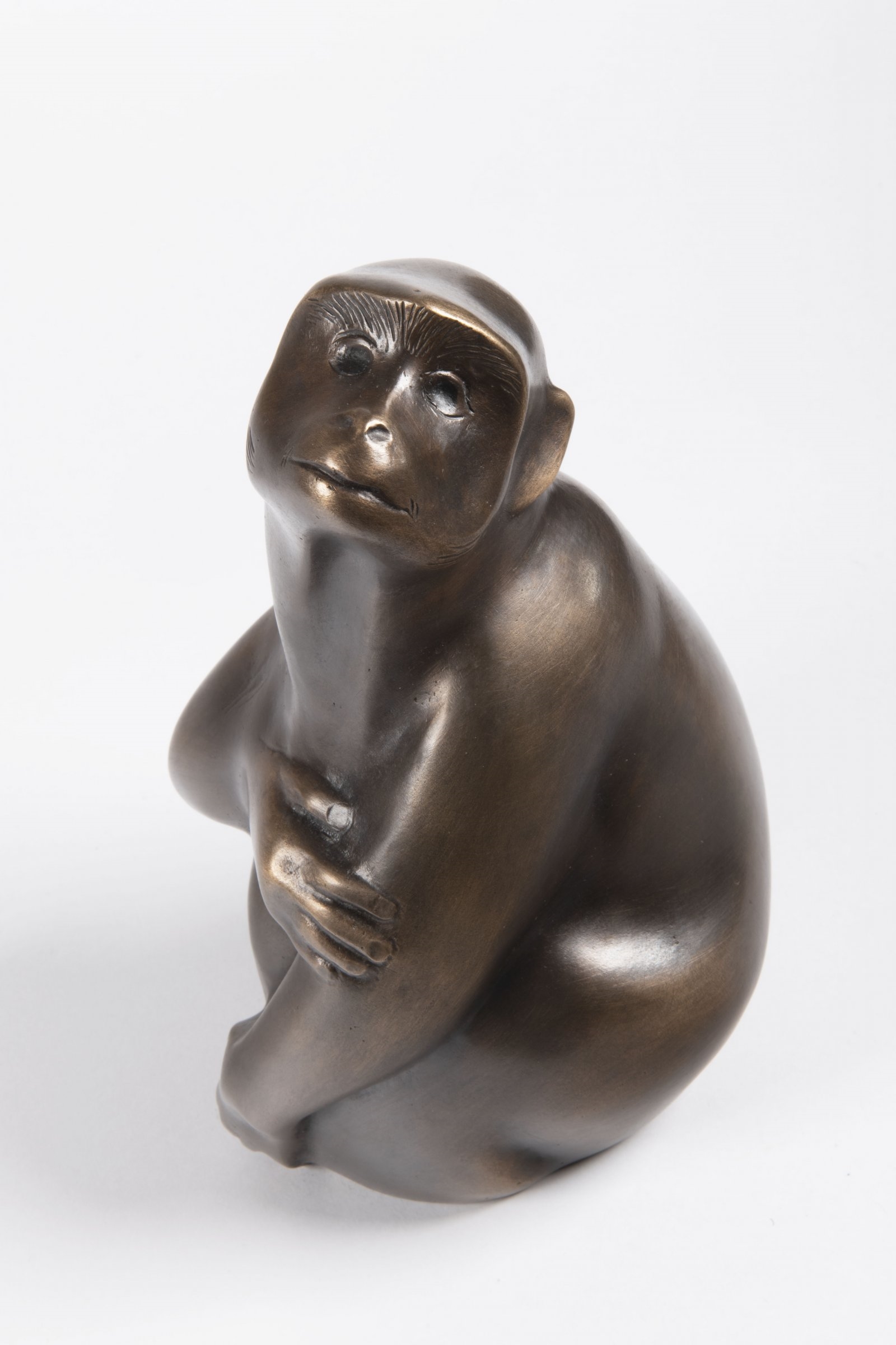 Vincenc Vingler | A SITTING MONKEY (1944) | MutualArt