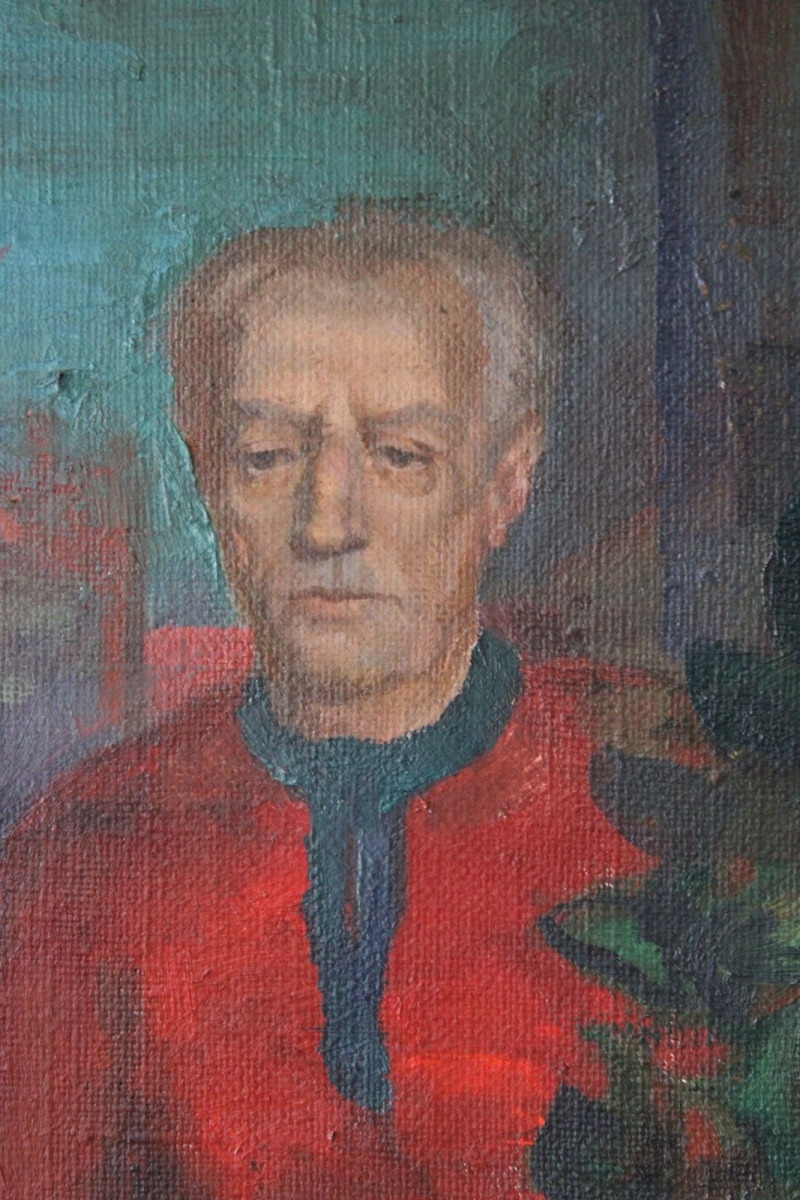 Indulis Zariņš | Portrait of the art collector Neiberg family | MutualArt