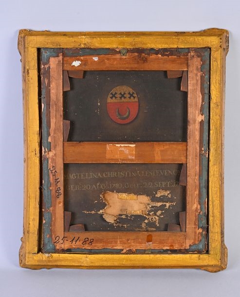 Philip Van Dijk | Portrait of Magtelina Christina Lestevenon, in blue ...