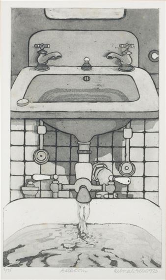 Deborah K. Ellis | Bathroom, 1975 (1975) | MutualArt