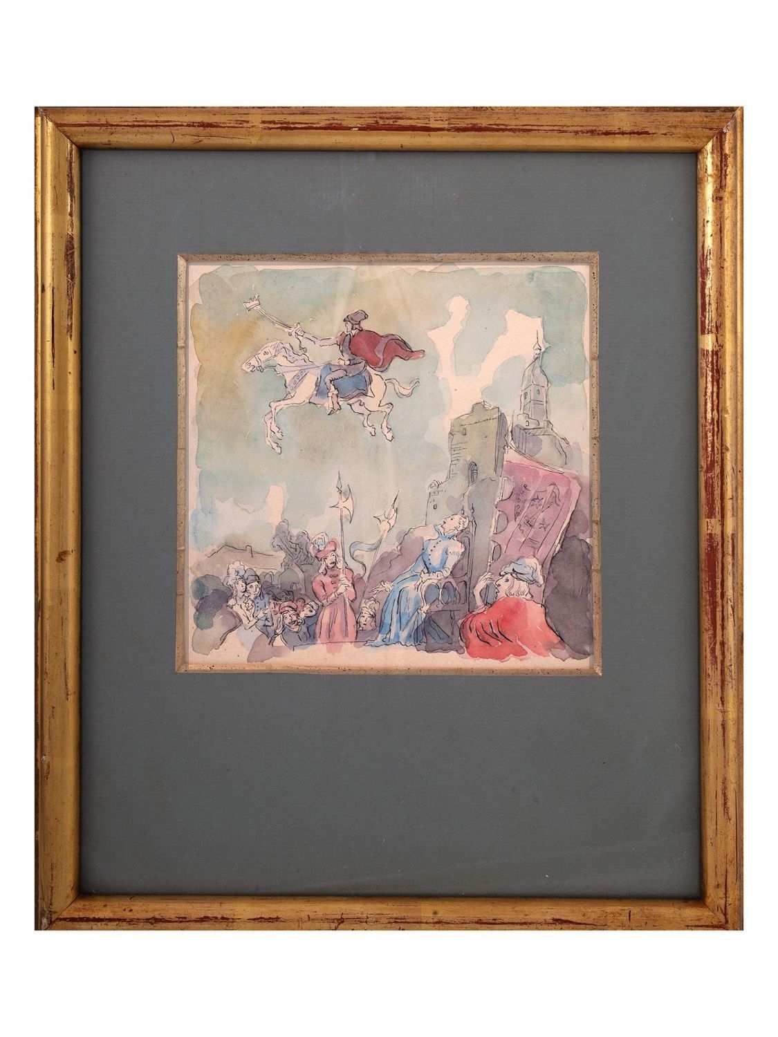 Boris Petrovitch Sveshnikov | A BORIS SVESHNIKOV WATERCOLOR PAINTING ...