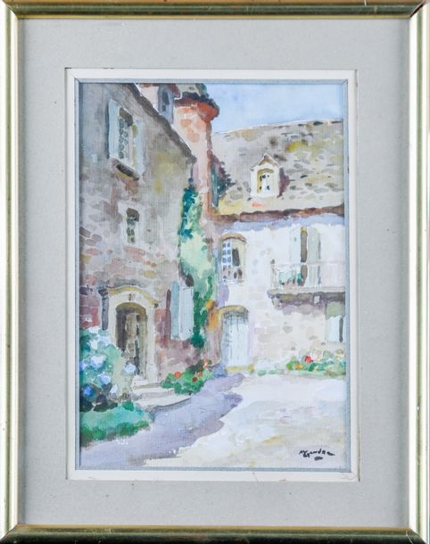 Marcel Gendre | Vieilles maisons en Auvergne | MutualArt