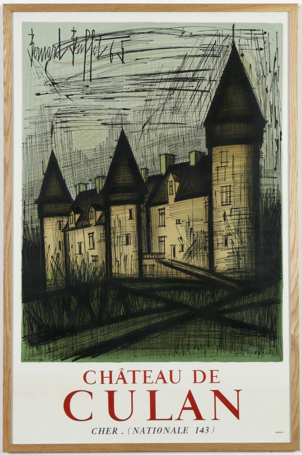 Bernard Buffet | Chateau de culan, | MutualArt