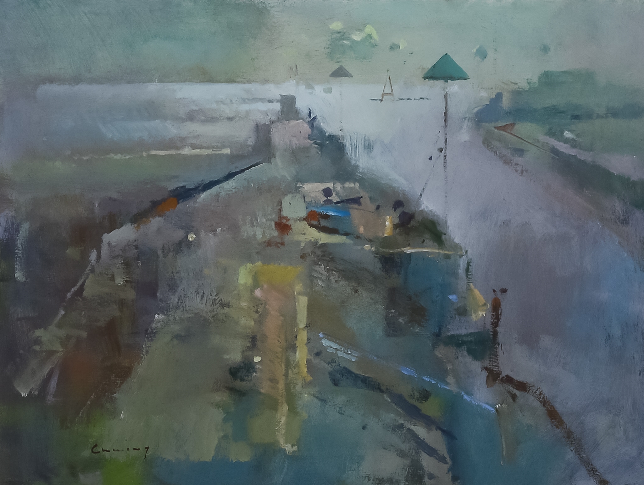 Fred Cuming | View from the artist's studio | MutualArt