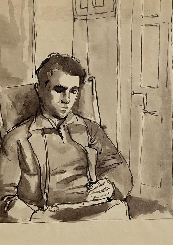 Tom Carr | Reading the Paper | MutualArt