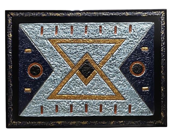 June Meyrowitz | Signed June Meyrowitz Resin Paper Art | MutualArt