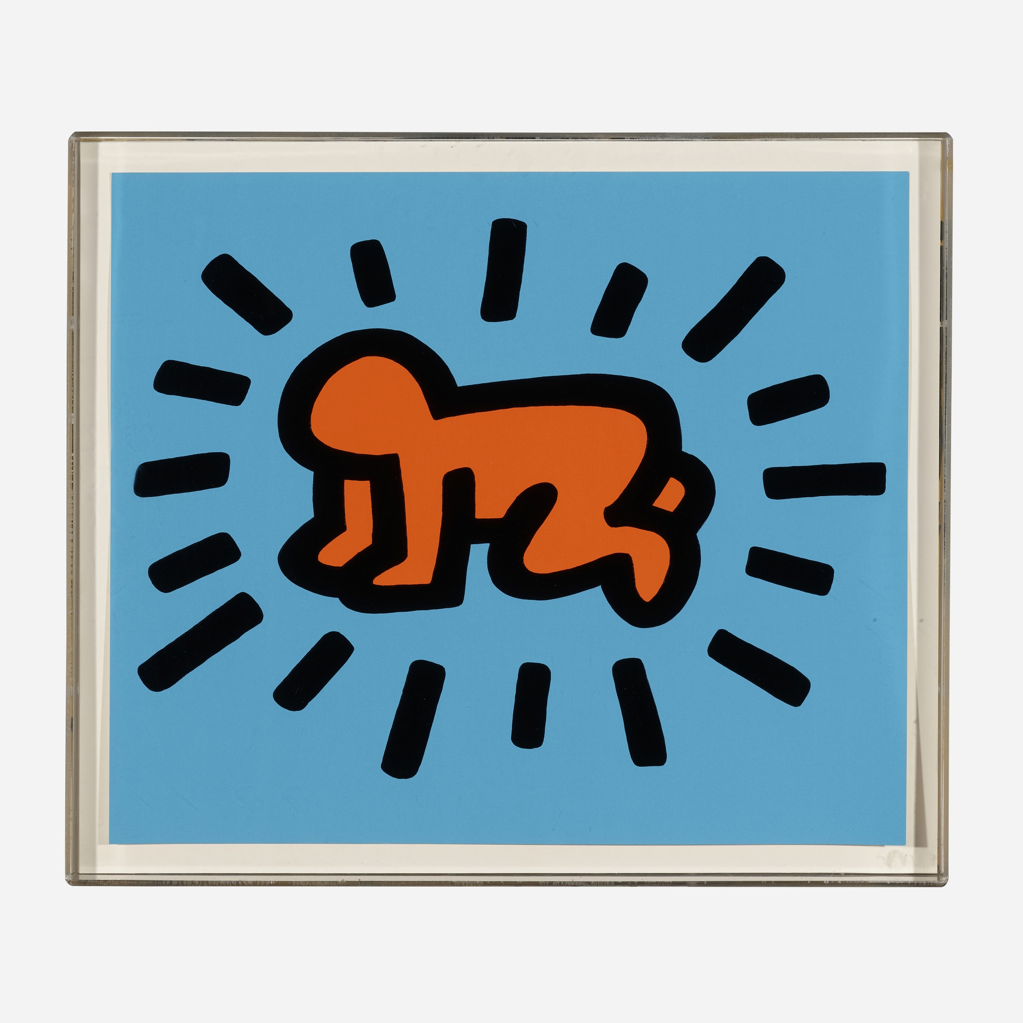 Keith Haring | Radiant Baby (from the Icons series) (1990) | MutualArt