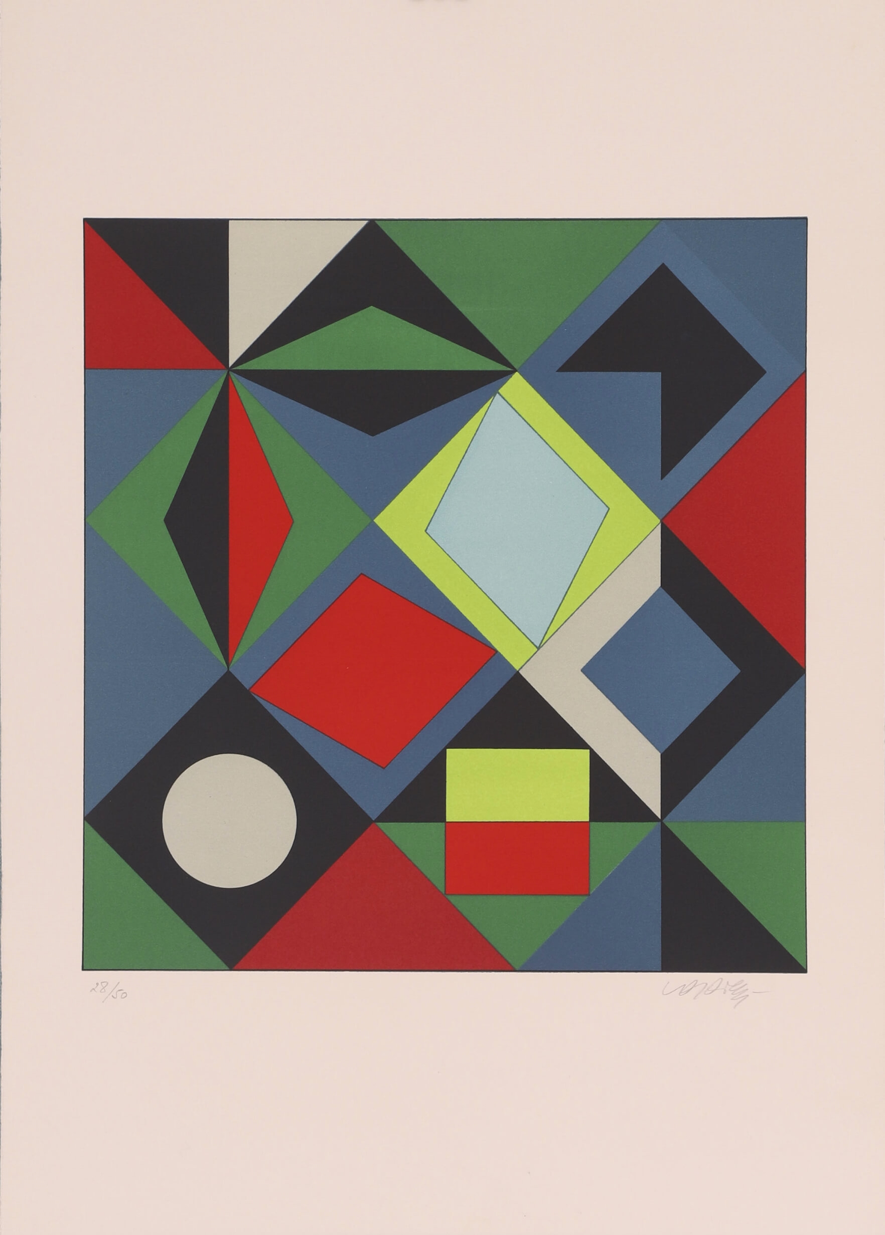 Victor Vasarely | Sikra MC, 1968 (1968) | MutualArt
