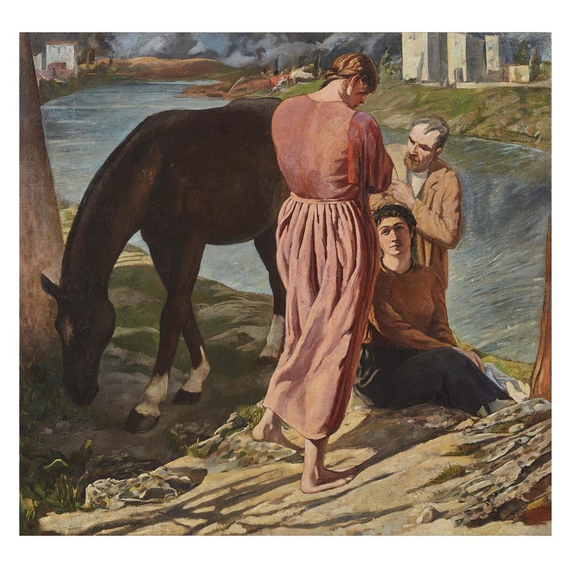 Baccio Maria Bacci | ON THE RIVERBANK | MutualArt