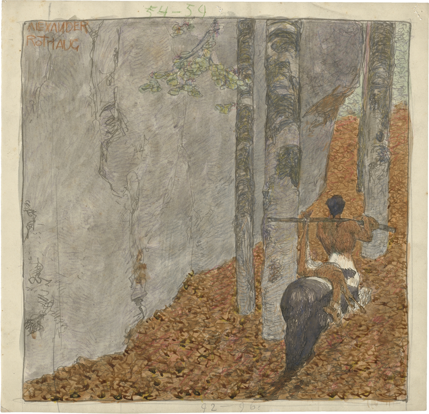 Alexander Rothaug | Kentaur mit Jagdbeute | MutualArt