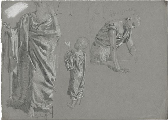 Alexander Rothaug | Gewandstudien | MutualArt