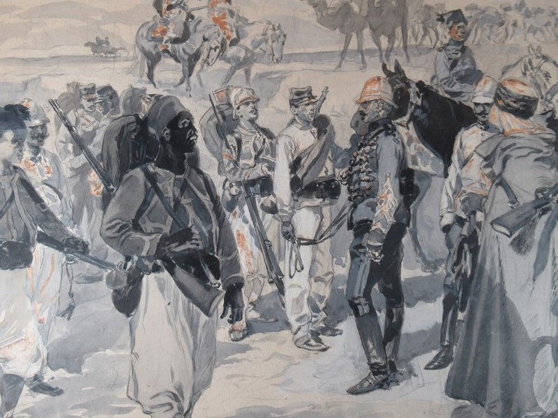 Louis Dunki | Militaires orientaux | MutualArt