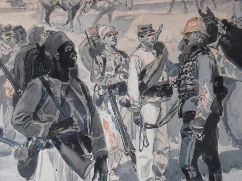 Louis Dunki | Militaires orientaux | MutualArt