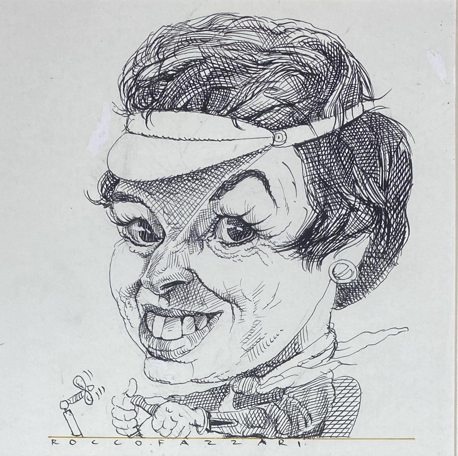 Rocco Fazzari | Caricature of The Honourable Diana Fisher as Racing Car ...