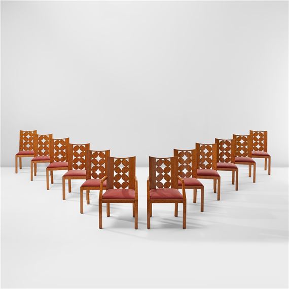 Claggett Wilson | Set of twelve dining chairs (Circa 1930) | MutualArt