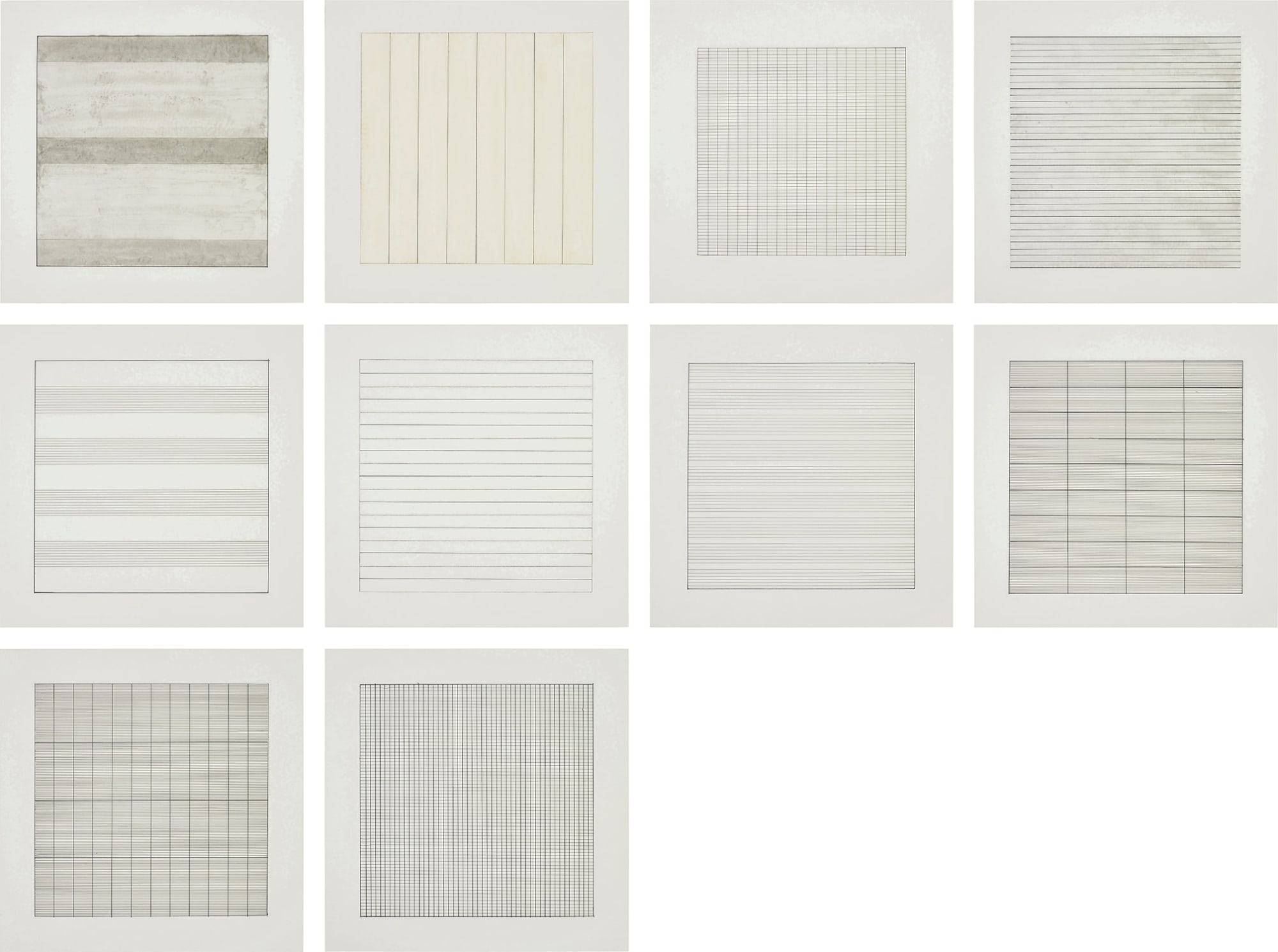 Agnes Martin | Paintings and Drawings 1974-1990 (1991) | MutualArt