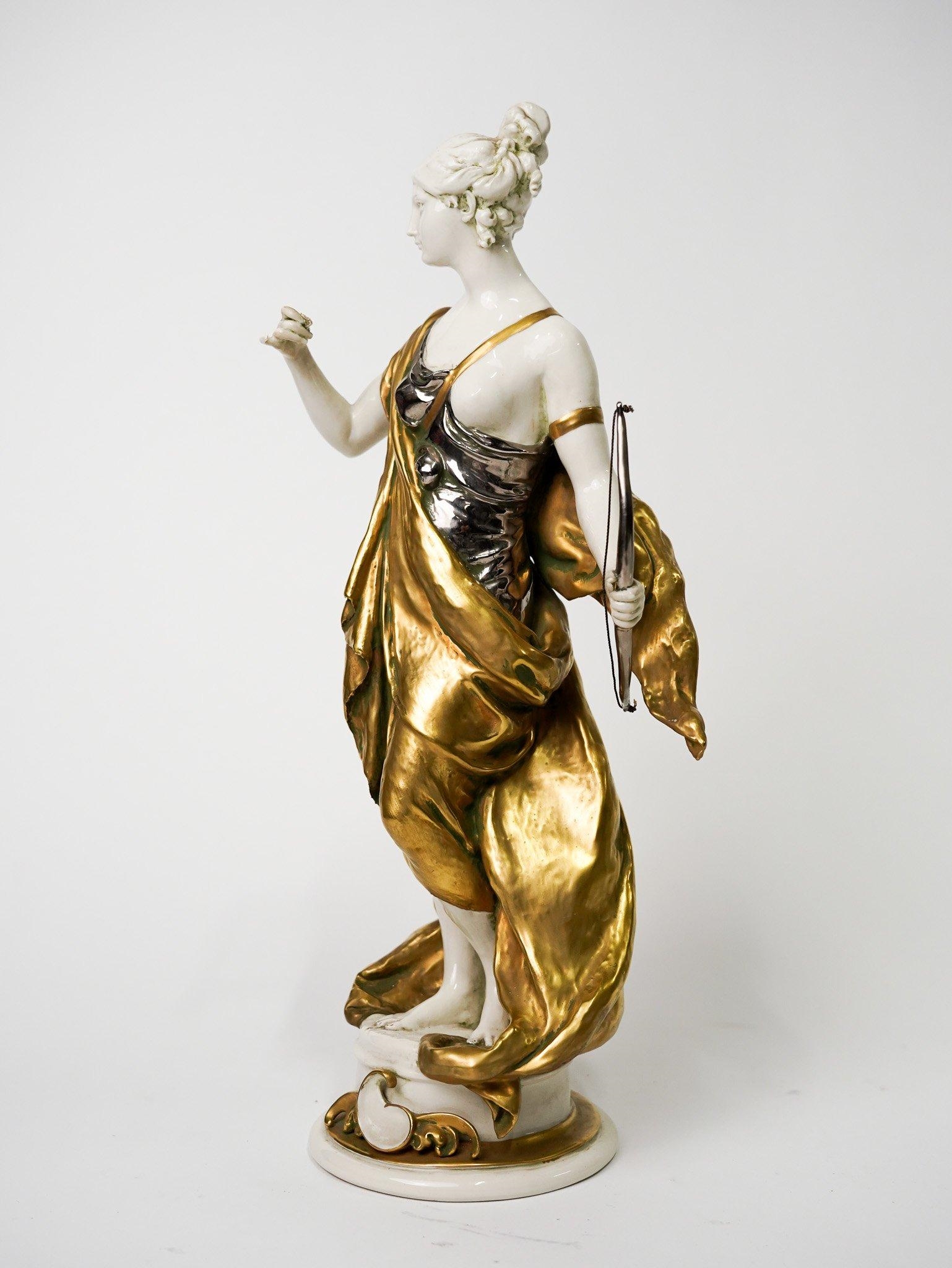 Capodimonte Porcelain | Diana the huntress | MutualArt