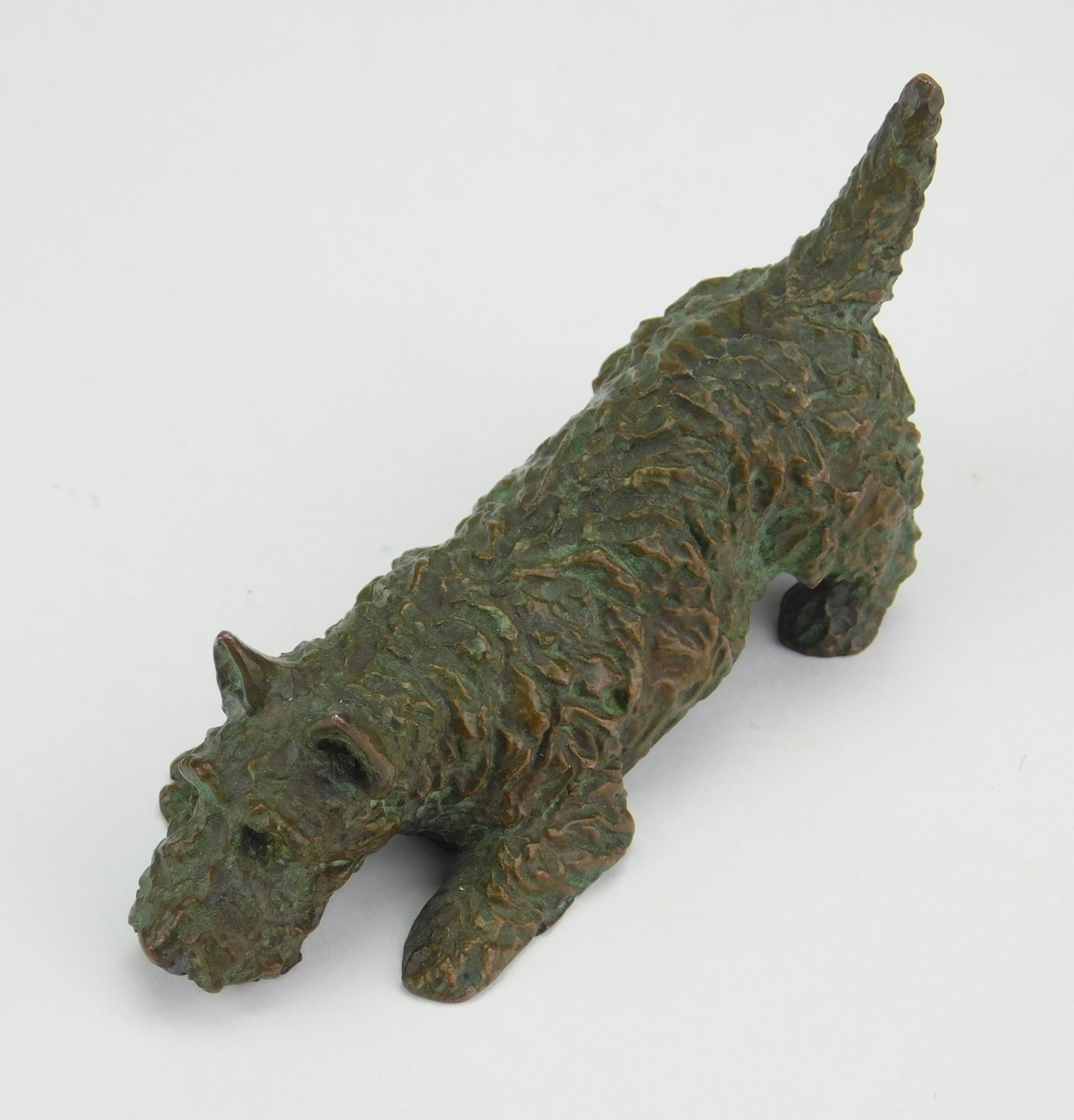 McClelland Barclay | Terrier Dog bronze sculpture | MutualArt