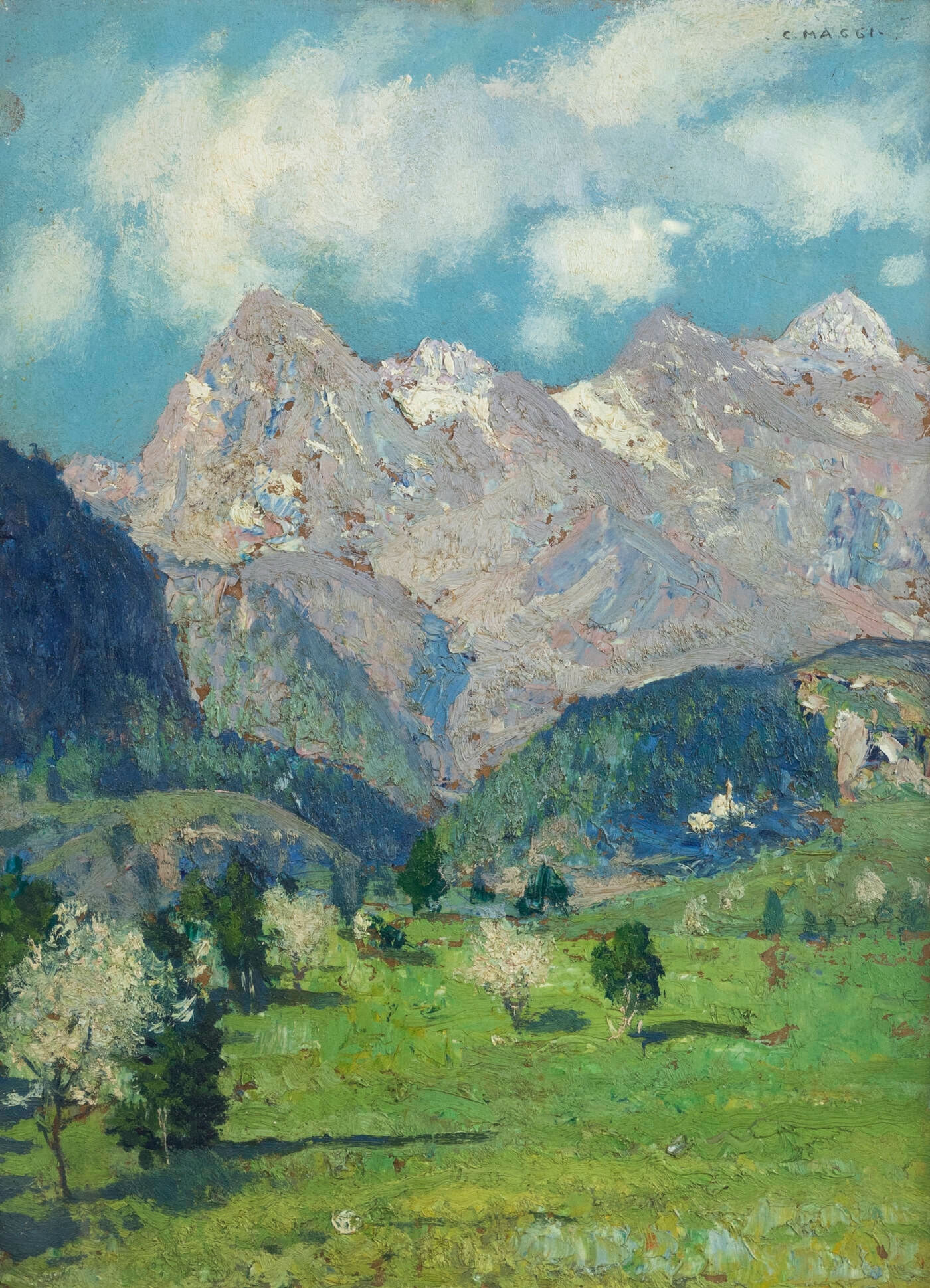 Cesare Maggi | La catena del Monte Bianco (1932 - 1937) | MutualArt