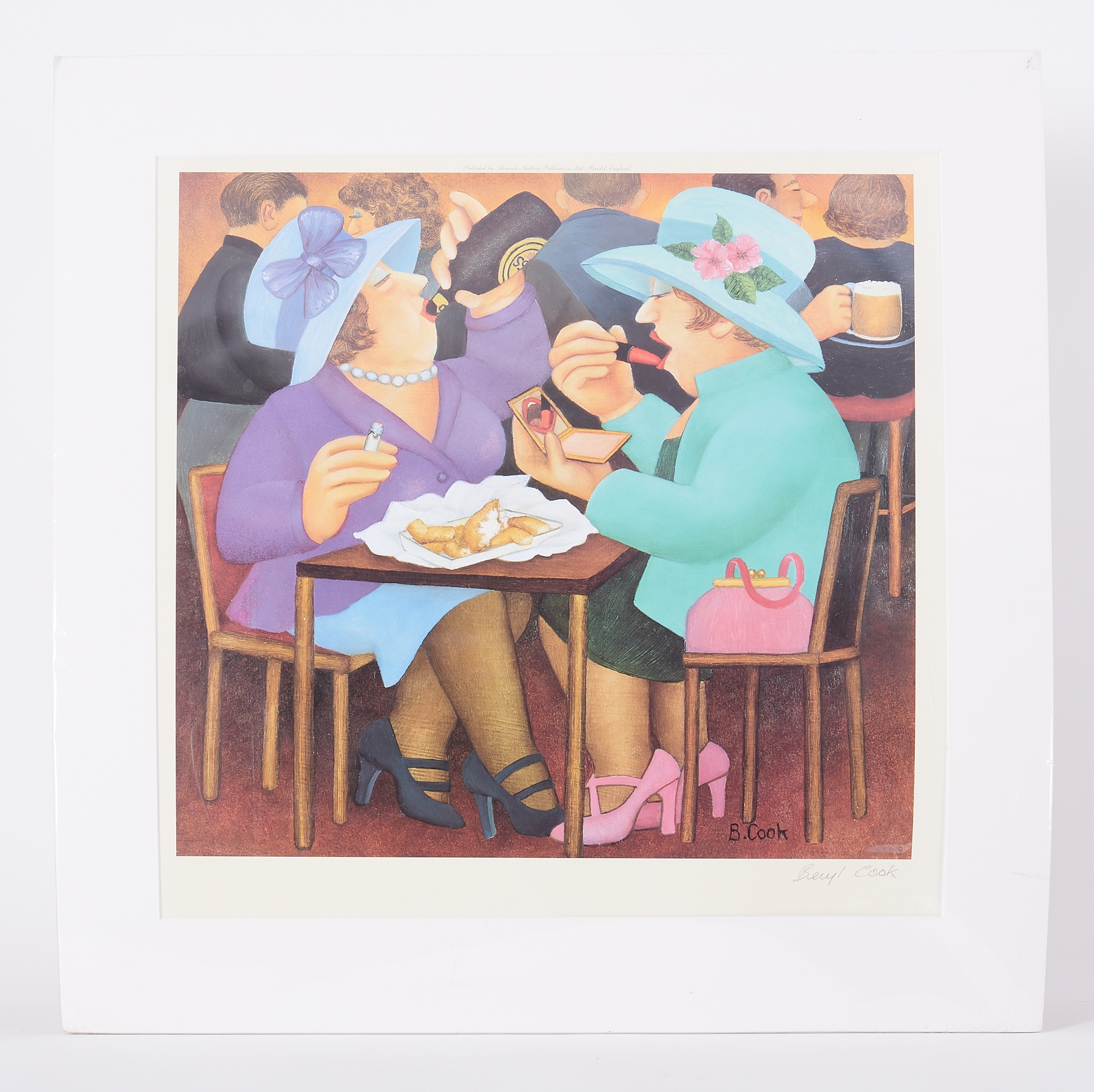 Beryl Cook | Ladies Who Lunch | MutualArt