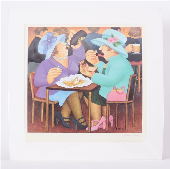 Beryl Cook | Ladies Who Lunch | MutualArt