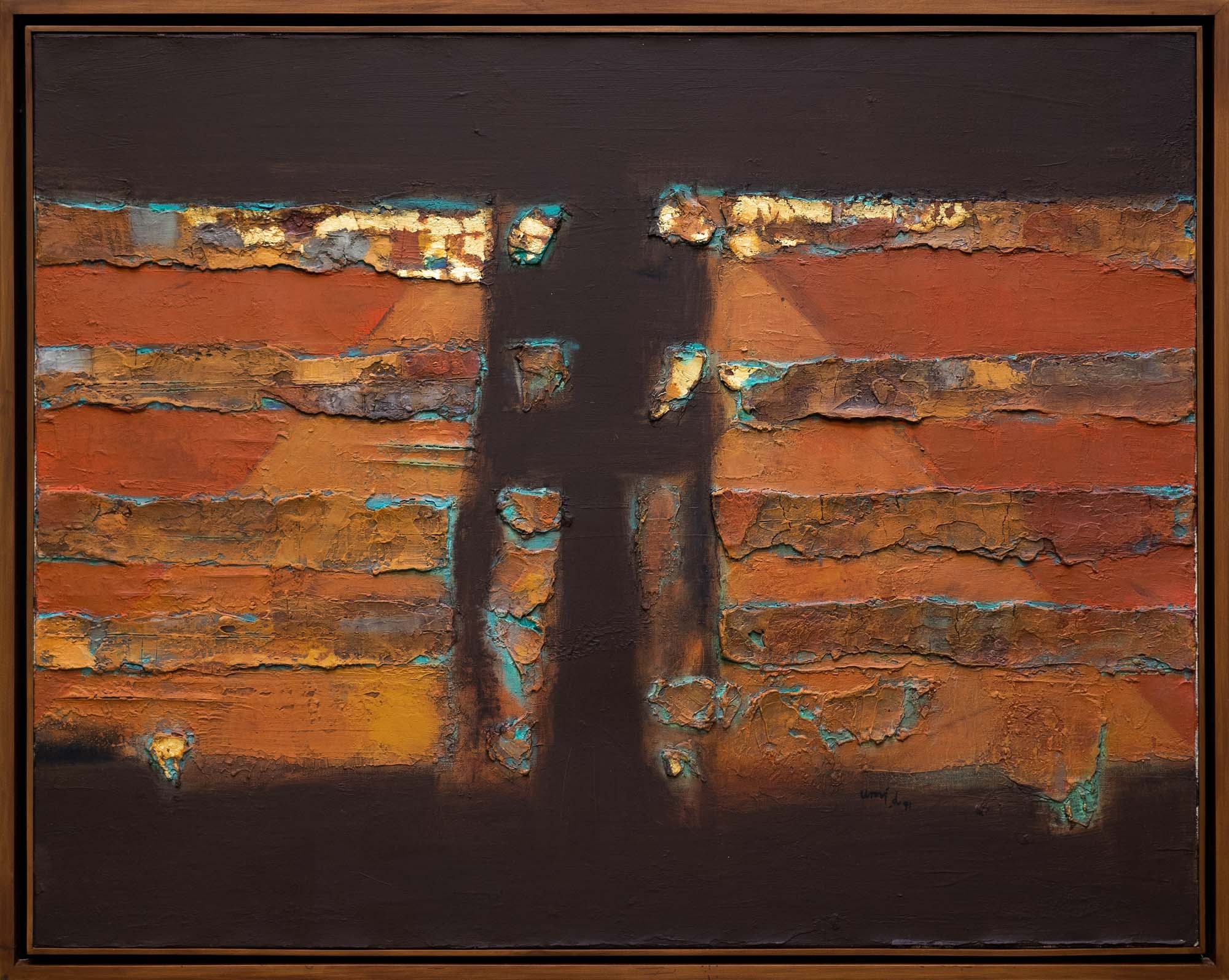 Umi Dachlan | Batang-batang Emas Horizontal, 1991 (1991) | MutualArt
