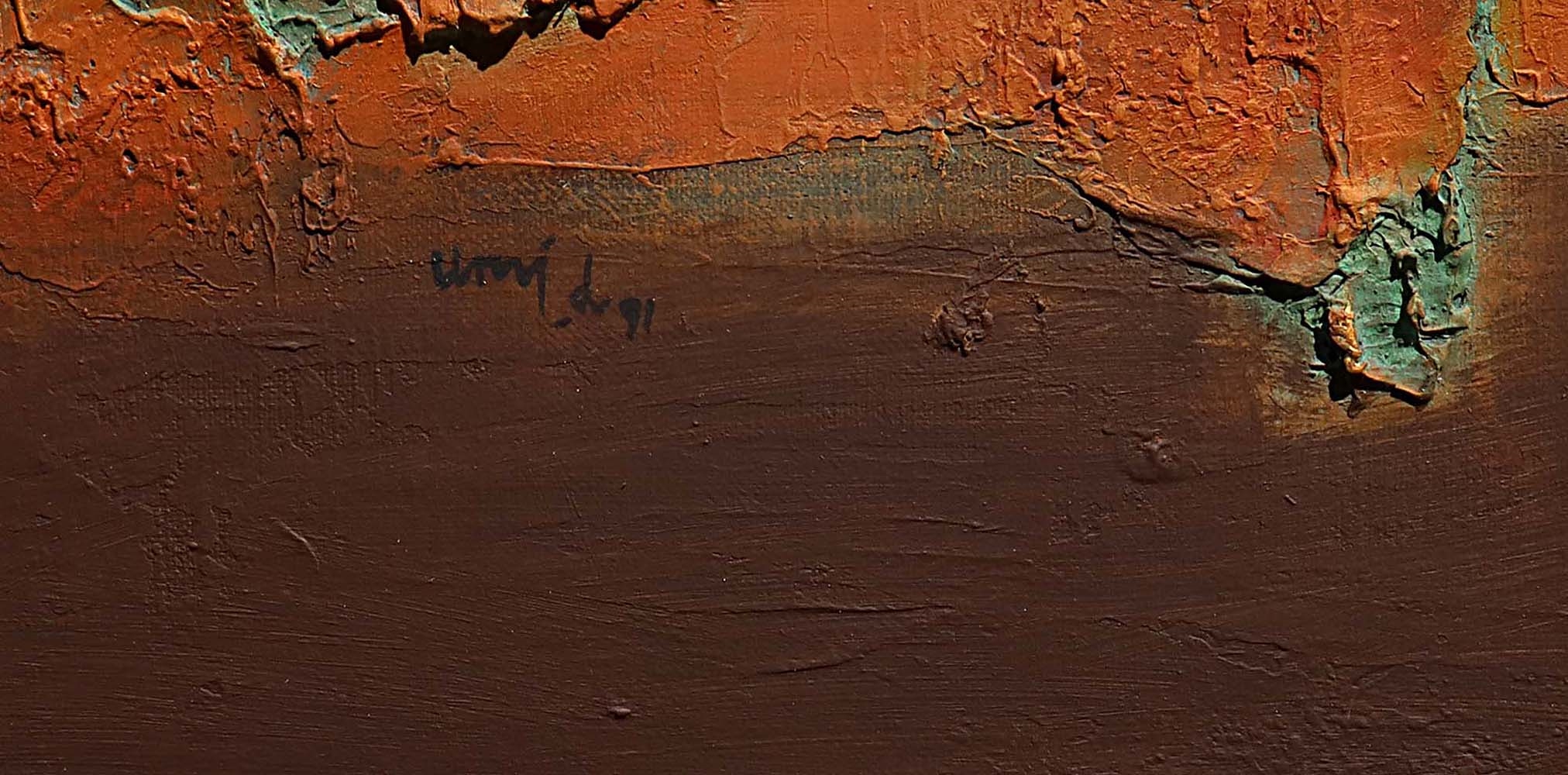 Umi Dachlan | Batang-batang Emas Horizontal, 1991 (1991) | MutualArt