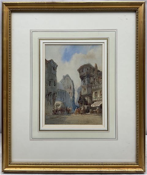 Paul Marny | French Town Square | MutualArt