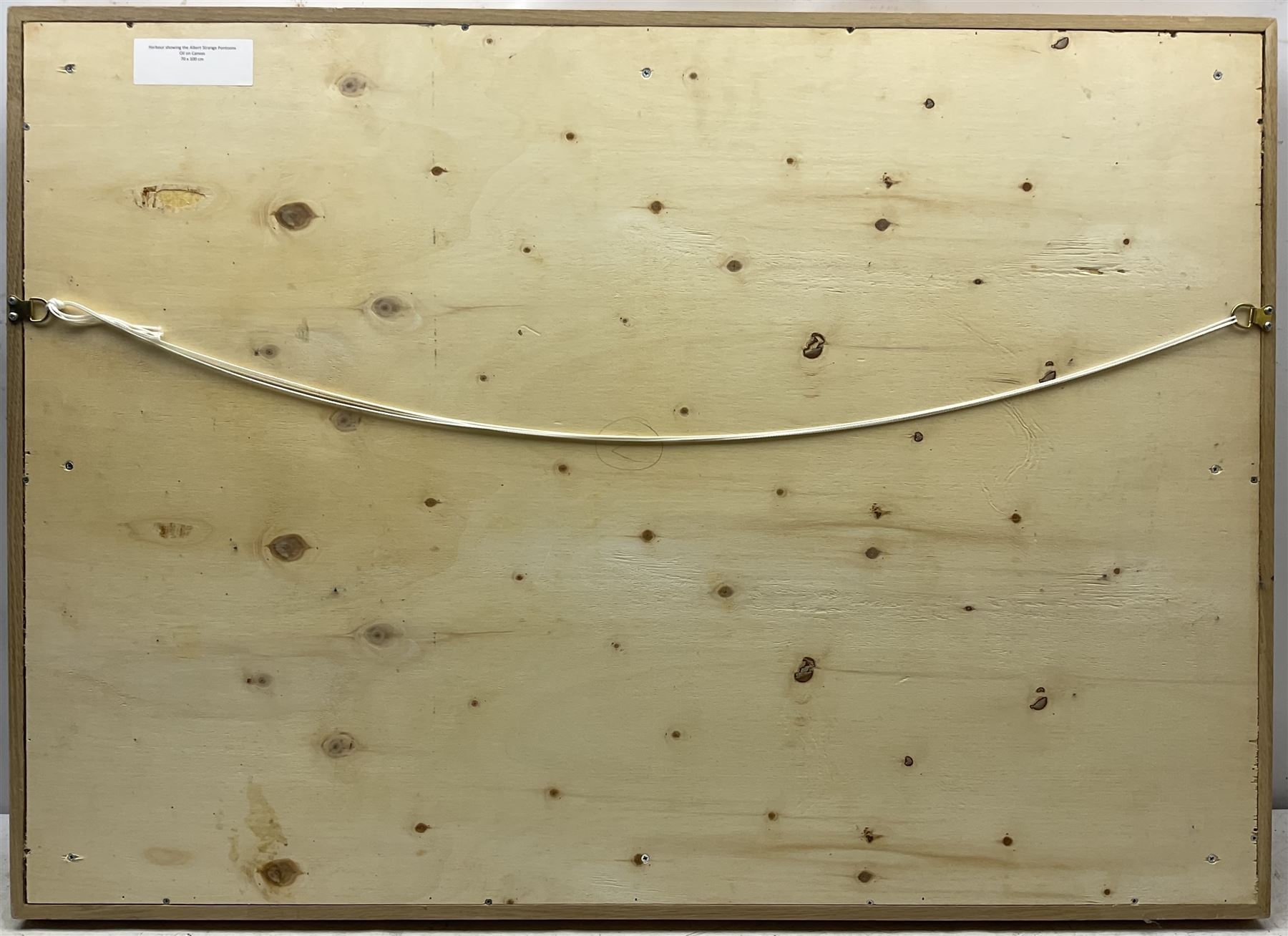 Joy Lomas | 'Scarborough Harbour showing the Albert Strange Pontoons ...