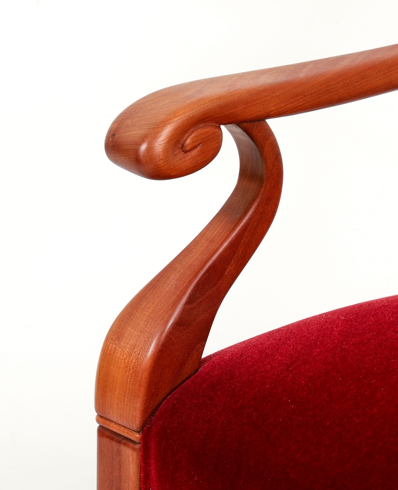 Charles Shackleton | 10 Charles Shackleton Cherry Dining Chairs Red ...