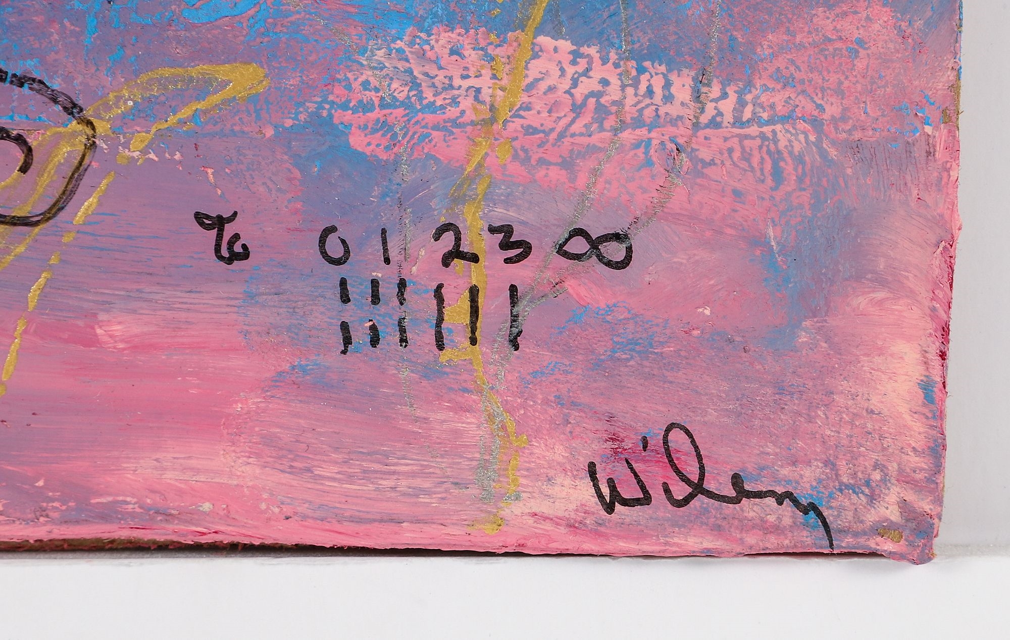 William T. Wiley | Drawing Over Painting With Punch (2005) | MutualArt