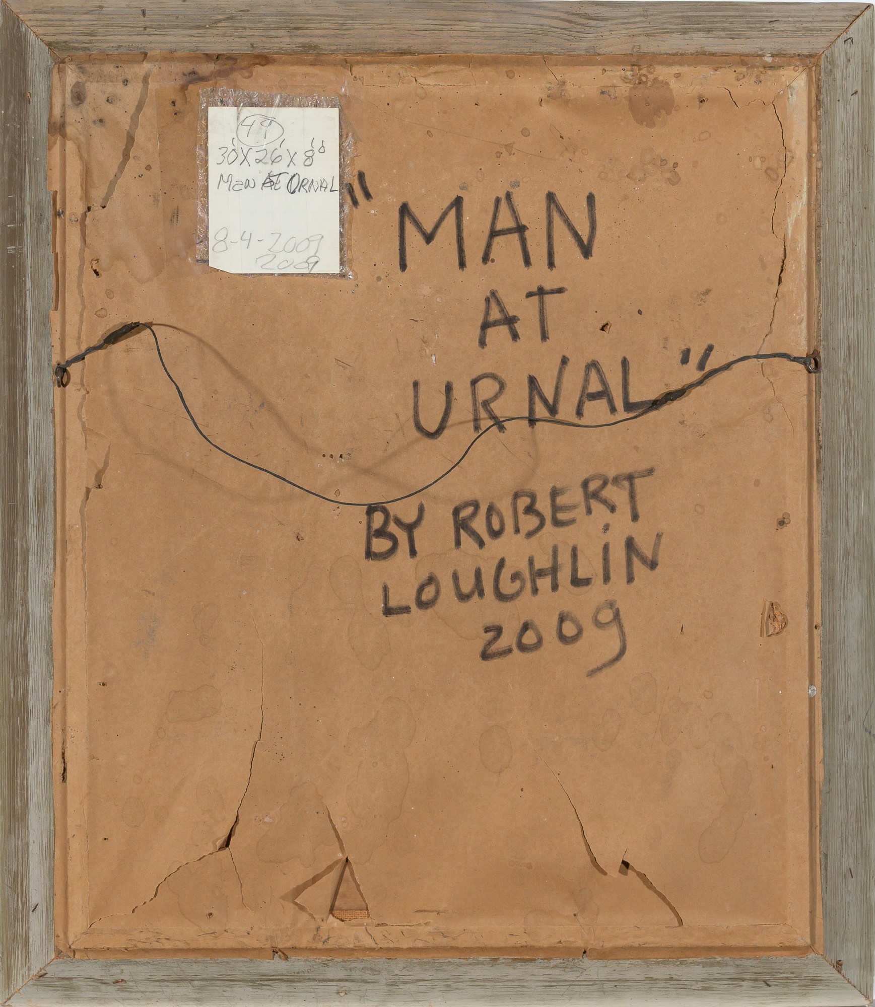 Robert Loughlin | Man at Urinal (2009) | MutualArt